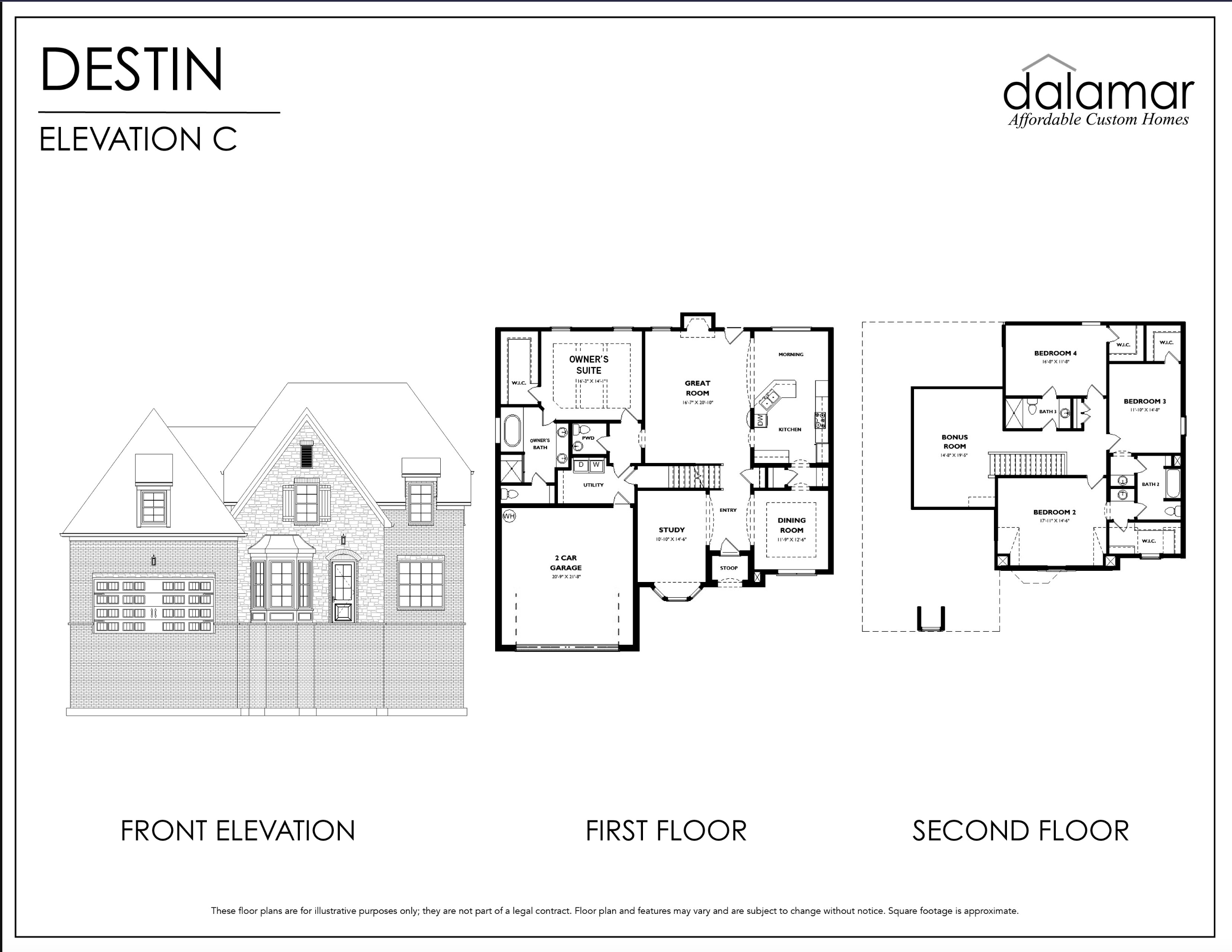 DESTIN FLOOR PLANS DETAILS HO - Dalamarhomes